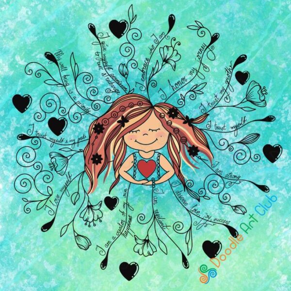 Reconnect with Yourself Through Art: A Step-by-Step Affirmation Drawing ...